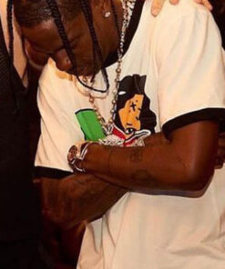 Travis Scott Popwave Slime Beam Ringer T-Shirt Goodstee.com