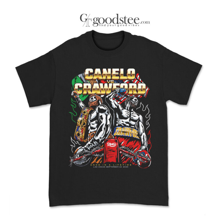 Canelo Vs Crawford Live Las Vegas T-Shirt Unisex - Goodstee.com
